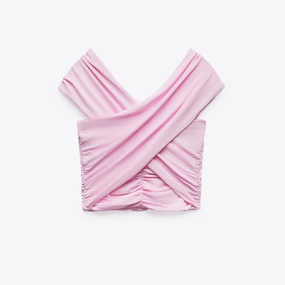 Zara | Tops | Zara Multipositional Draped Knit Top | Poshmark